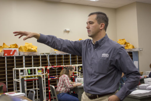 Photos from Tour of the St. Louis County Election Board with Eric Fey ...