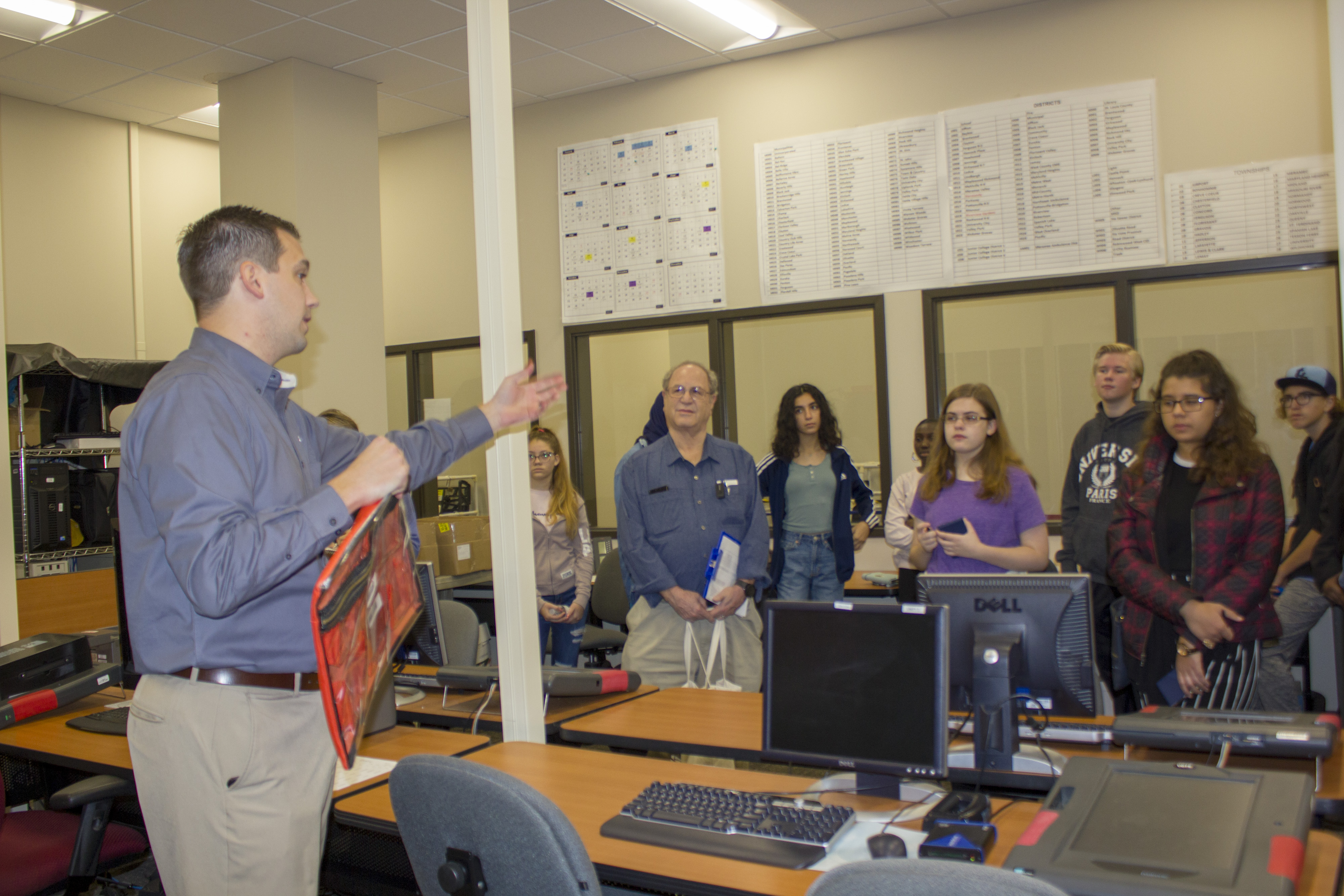 Photos from Tour of the St. Louis County Election Board with Eric Fey ...